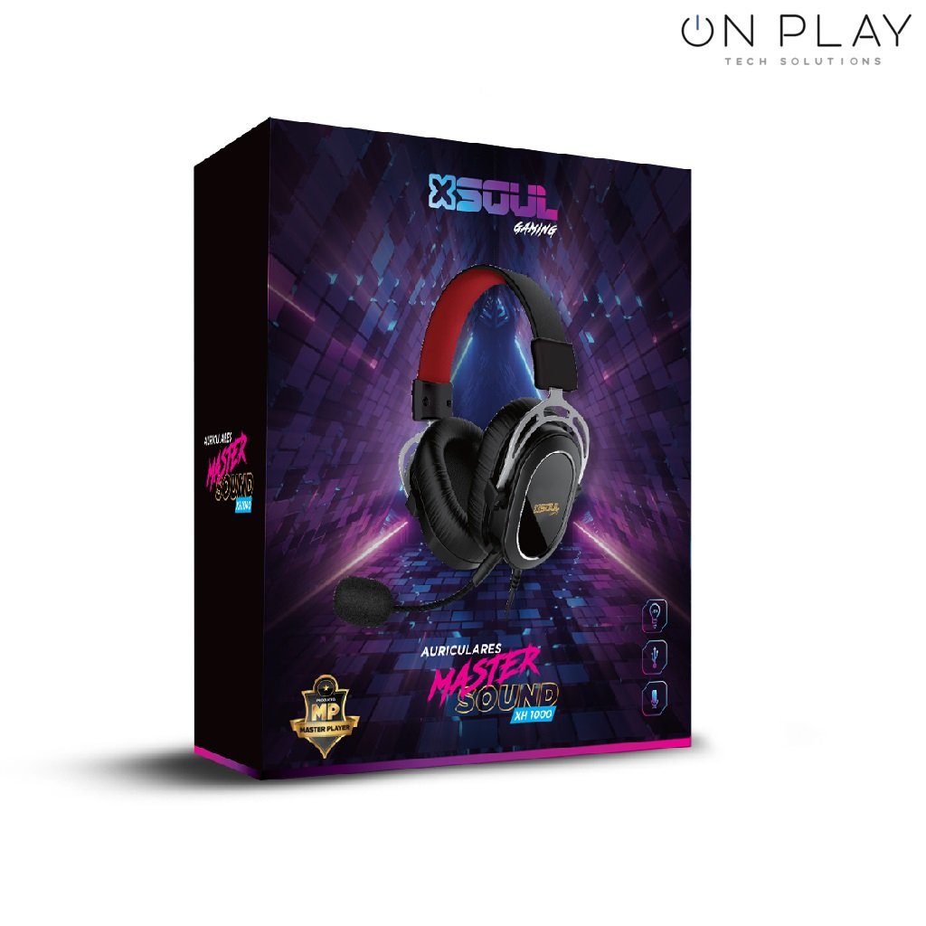 Auricular Gamer soul Master Sound XH 1000 c/mic 7.1