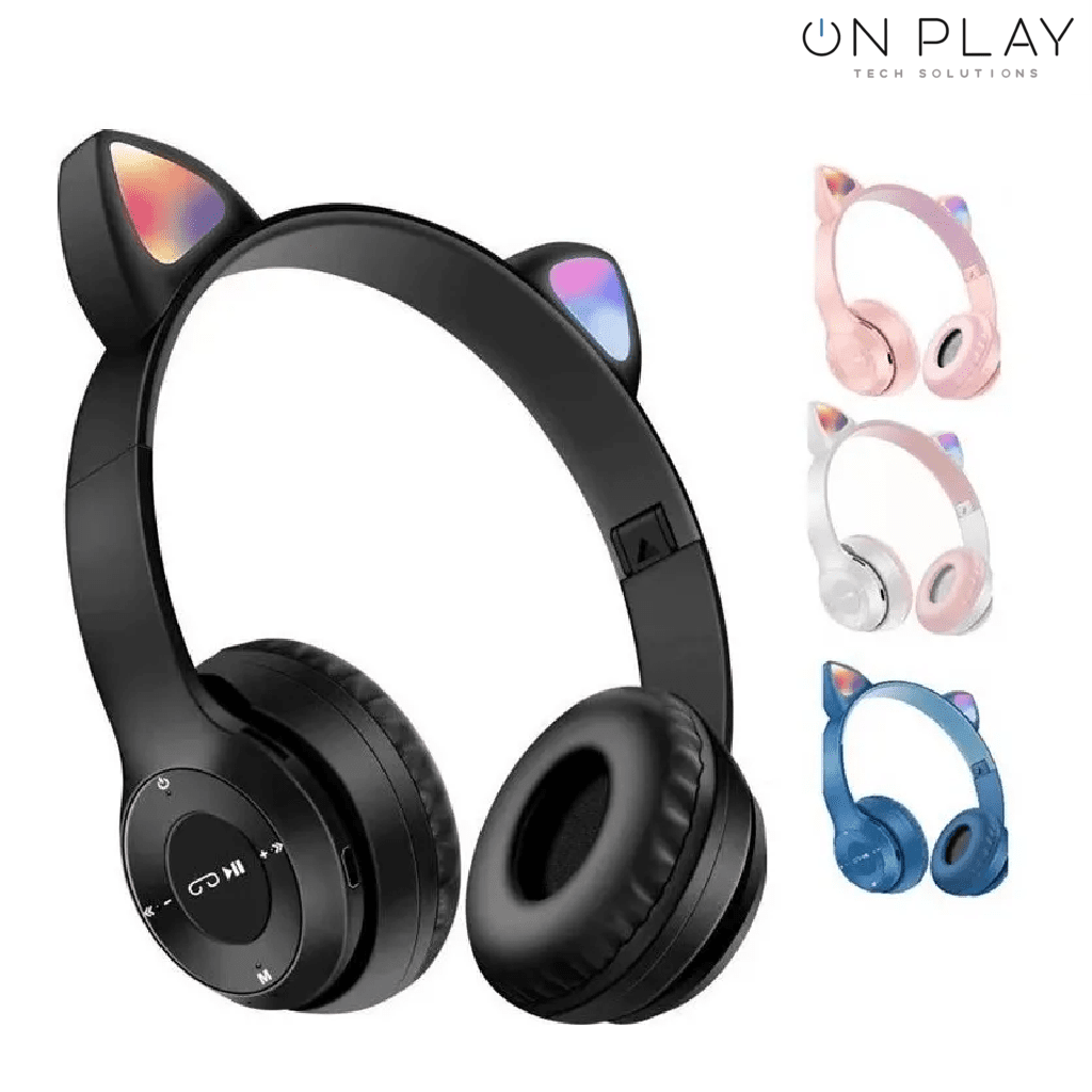 AURICULAR GATITO CAT EAR WIRELESS P47M Con Orejas